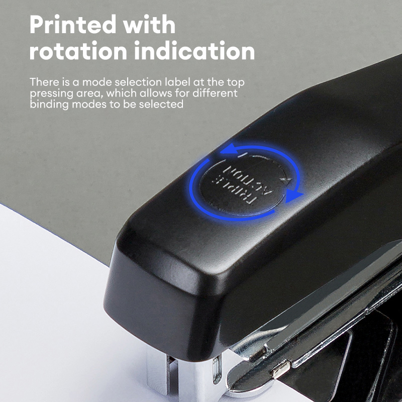 Deli Rotary Stapler Portable School Office Supplies E0414S | Shopee ...