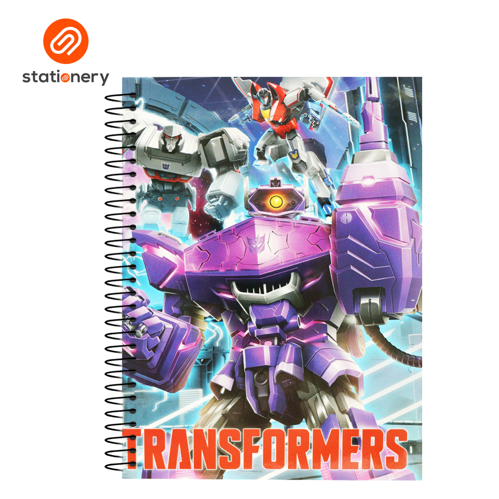 Transformers Spiral Notebook 80lvs Pack of 7 | Shopee Philippines