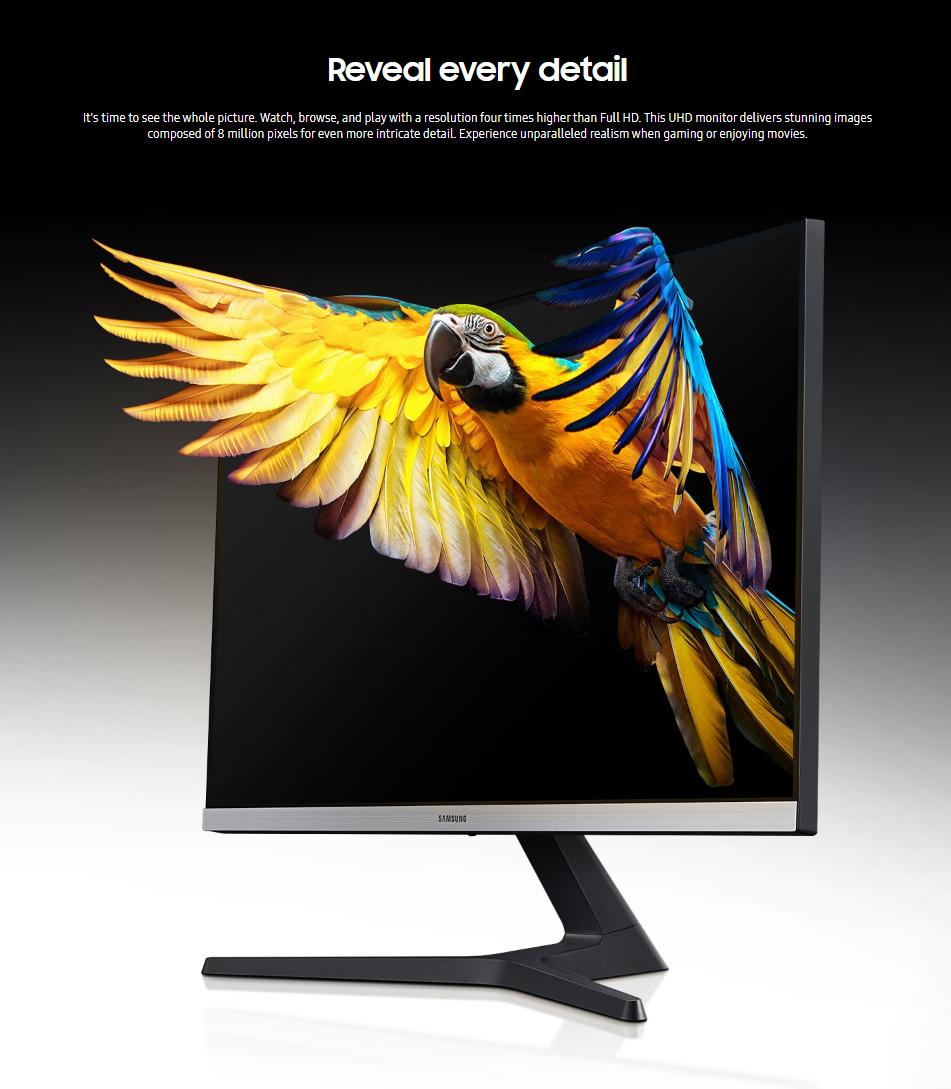 Samsung 28" 4K 60Hz UR55 IPS HDR High-Resolution Monitor with AMD ...