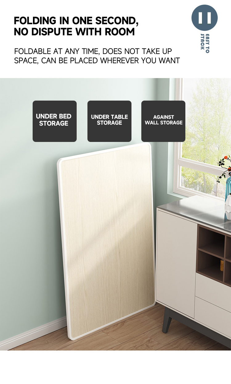 Evora Foldable Table Desk Multipurpose Dining/Computer Study Table ...