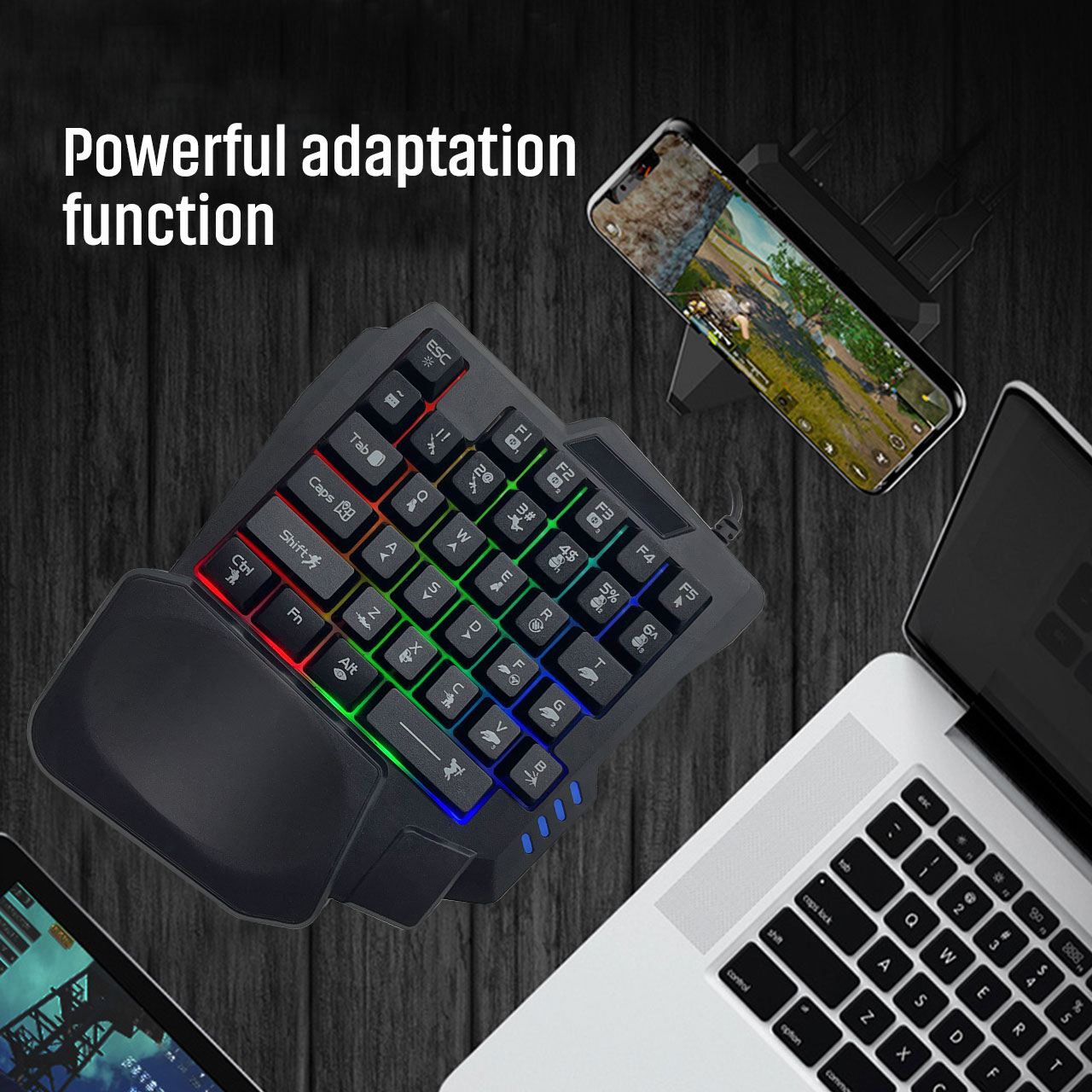 Zeus 35 Keys One-handed Gaming keyboard Ergonomic Keypad for Laptop ...