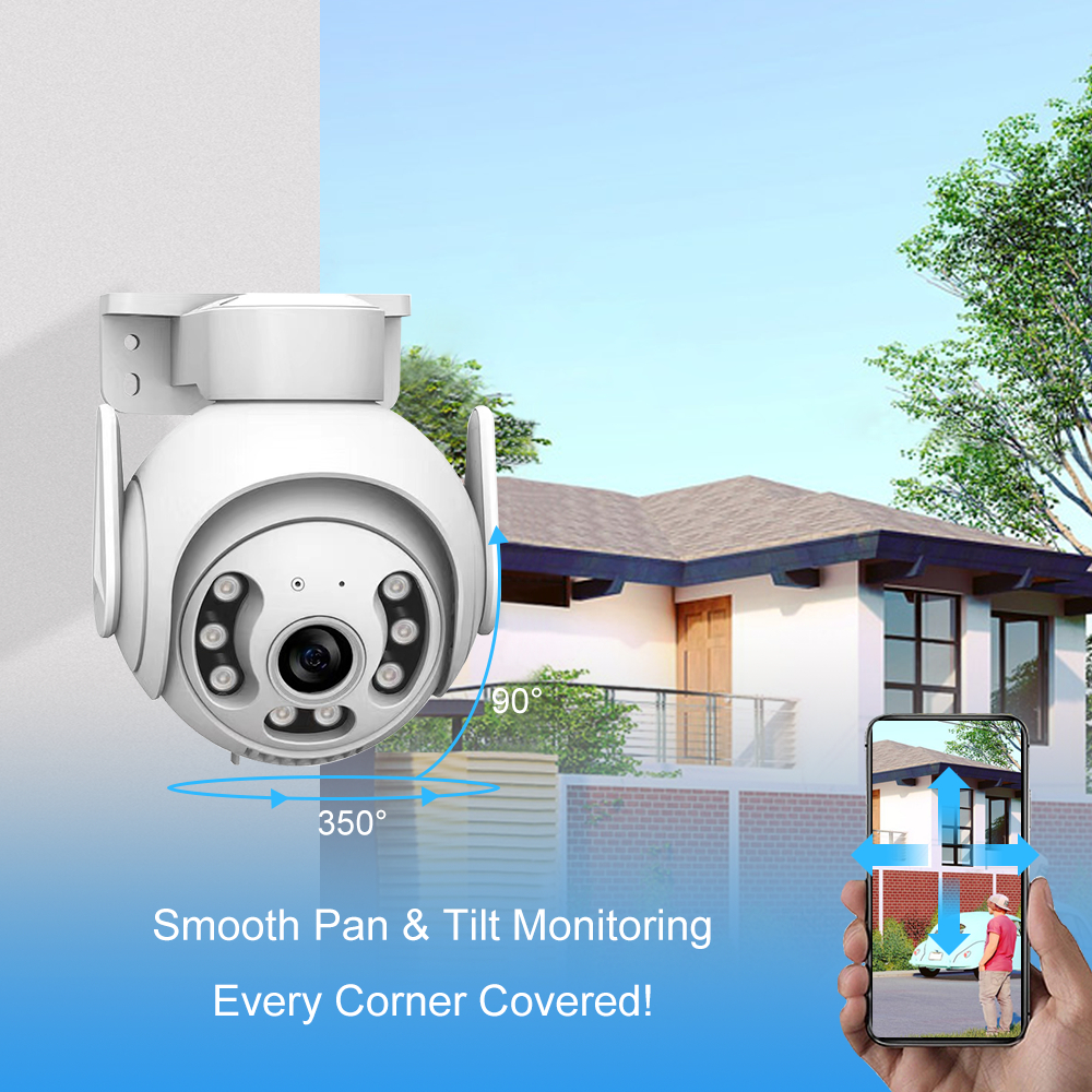 V380 Pro C25 4MP HD Outdoor CCTV Camera Wifi Connect With Voice ...