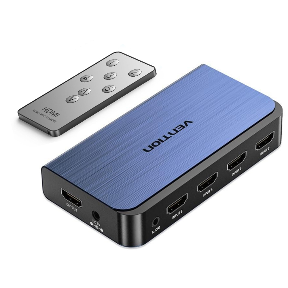 Vention 5 In 1 Out HDMI 2.0 4K Ultra High Definition HDMI Video ...