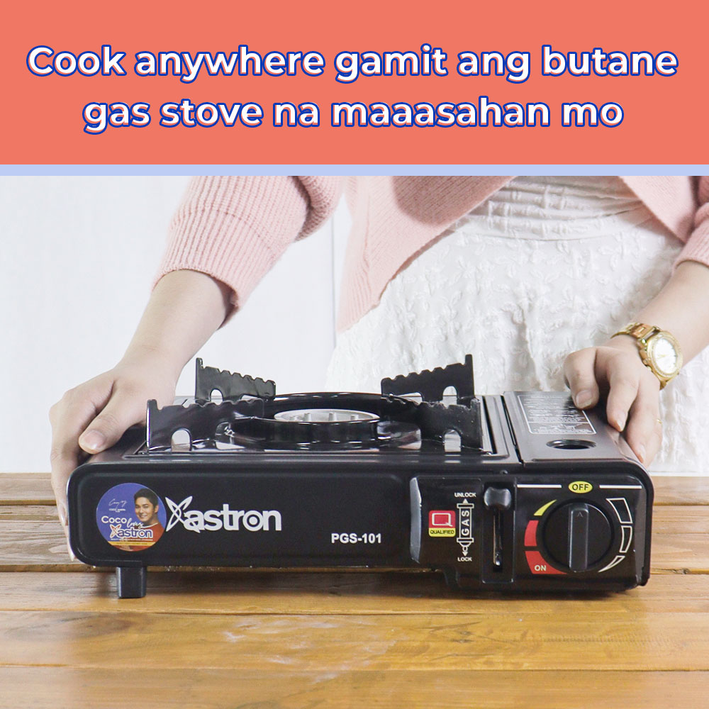 Astron PGS101 2 in 1 Portable Gas Stove - Butane & LPG Compatible ...