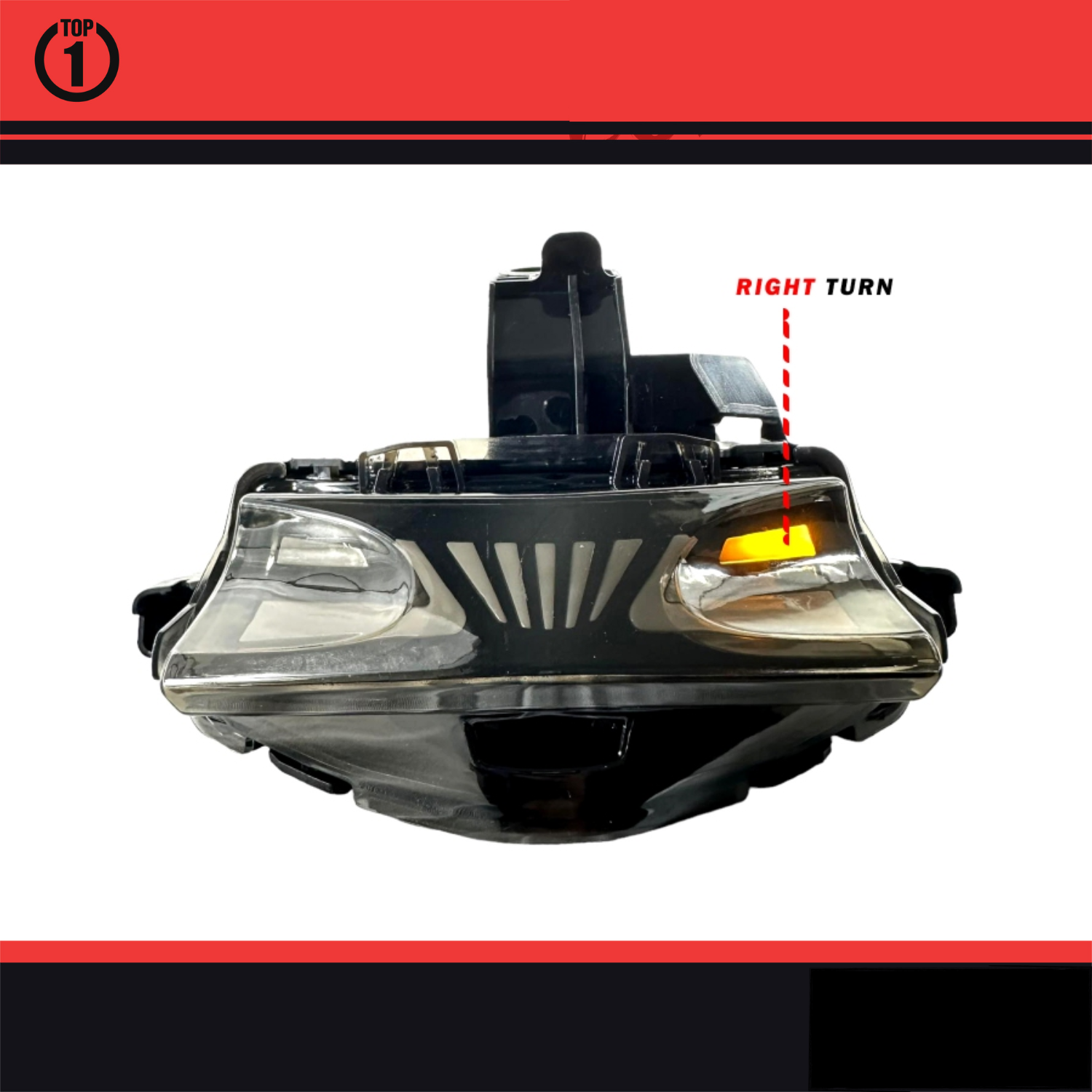 TOP1 Tail Light Assy Flowing Led/Signal Light/Brake Light for AEROX V1 ...