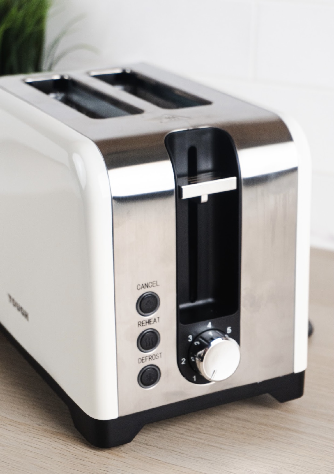 Tough by Tough Mama TMBT-2 Slice Toaster Large Bread Capacity Steel ...