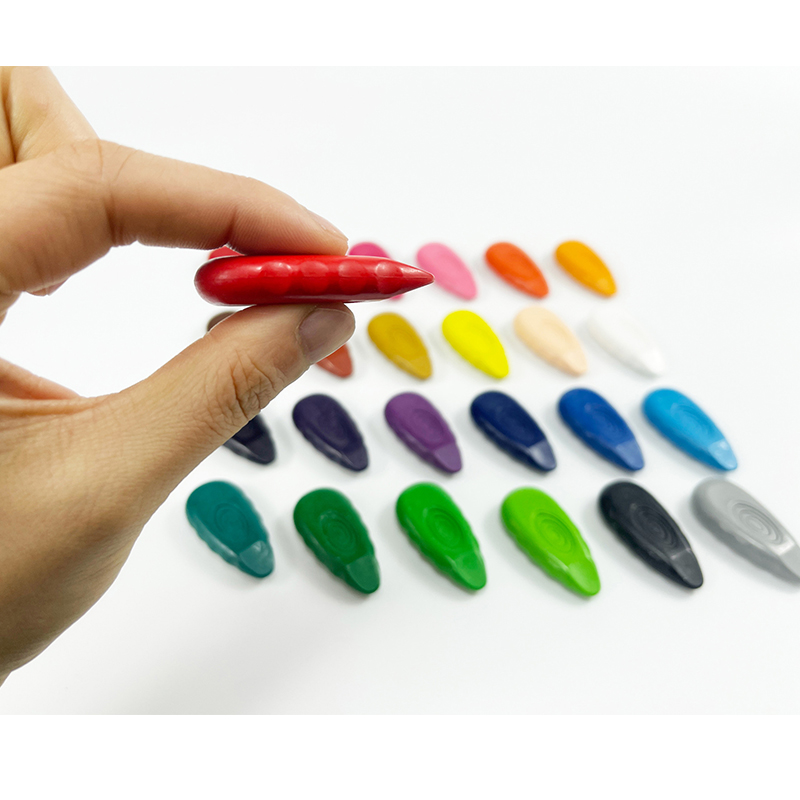 12/24/36Pcs Crayons Set Water Drop Shape Crayon Painting Coloring Set ...