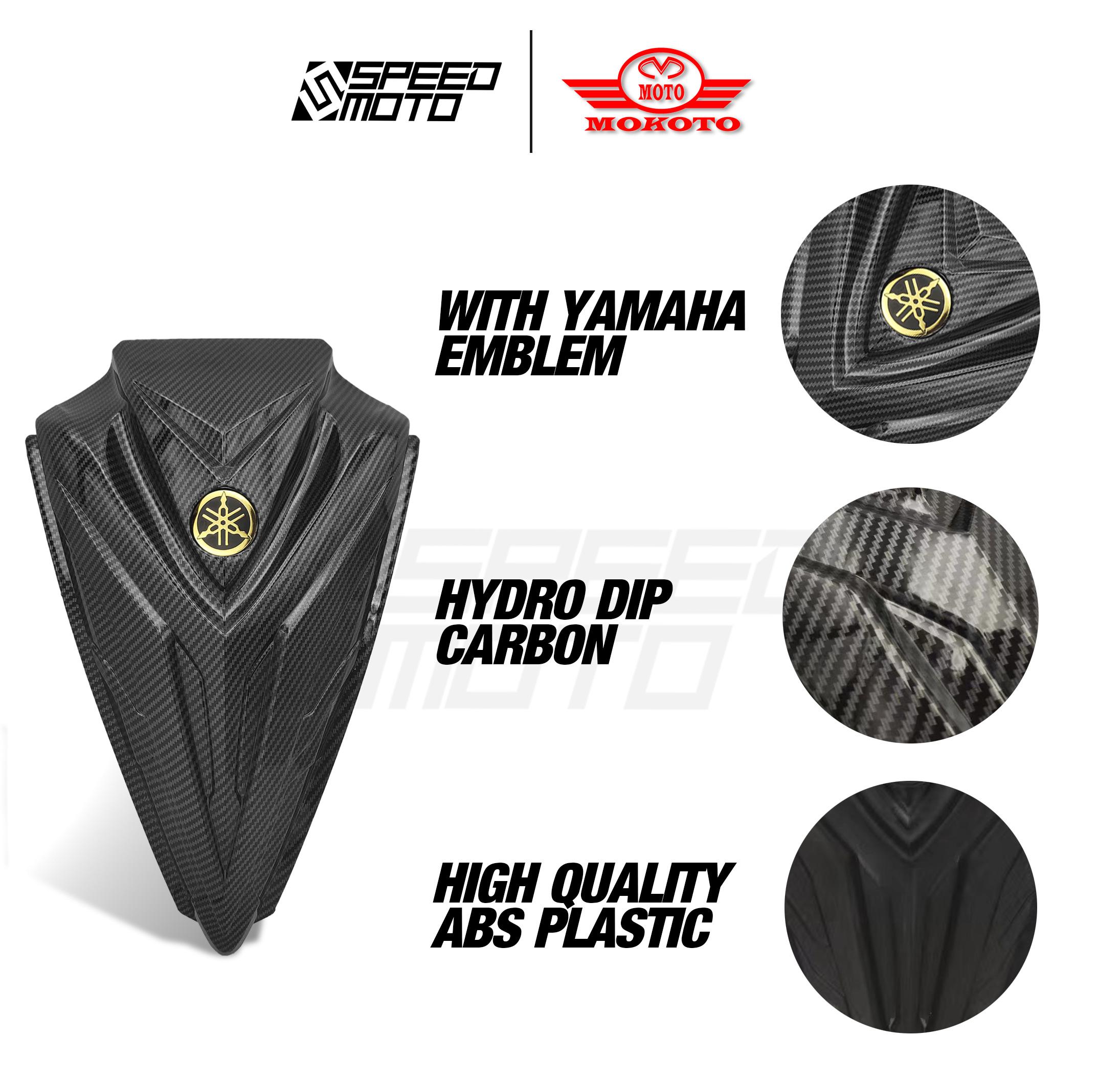 AEROX V1 FULL FRONT PANEL WITH EMBLEM LOGO Z-5436 / GARNISH CARBON ...