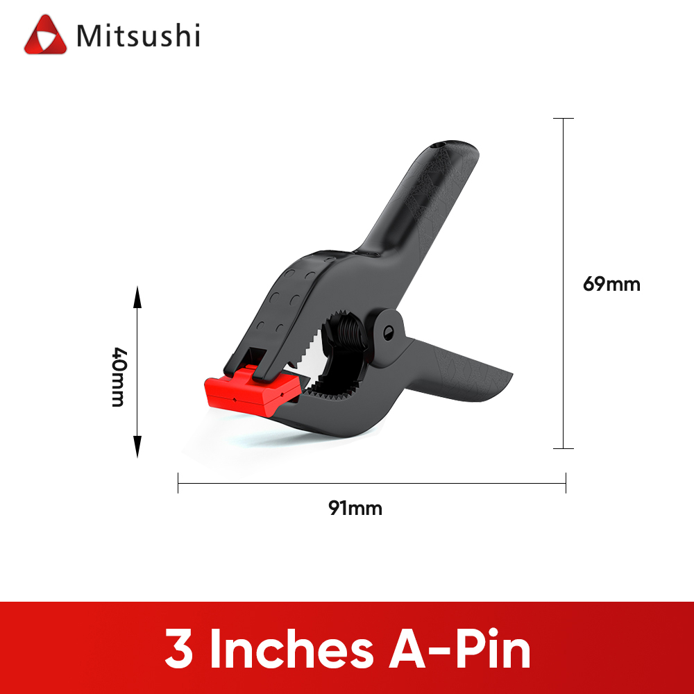 Mitsushi 2"/3"/4"/6"/9" Nylon Spring Clamp Carpentry DIY Photography ...
