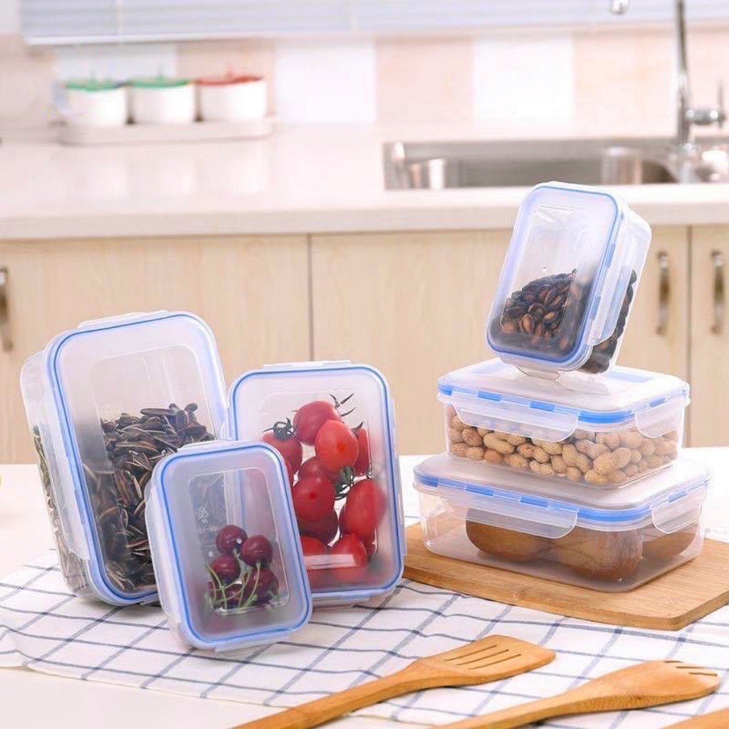 Leakproof LunchBox Bento Air tight Food Container Microwave Storage Box ...