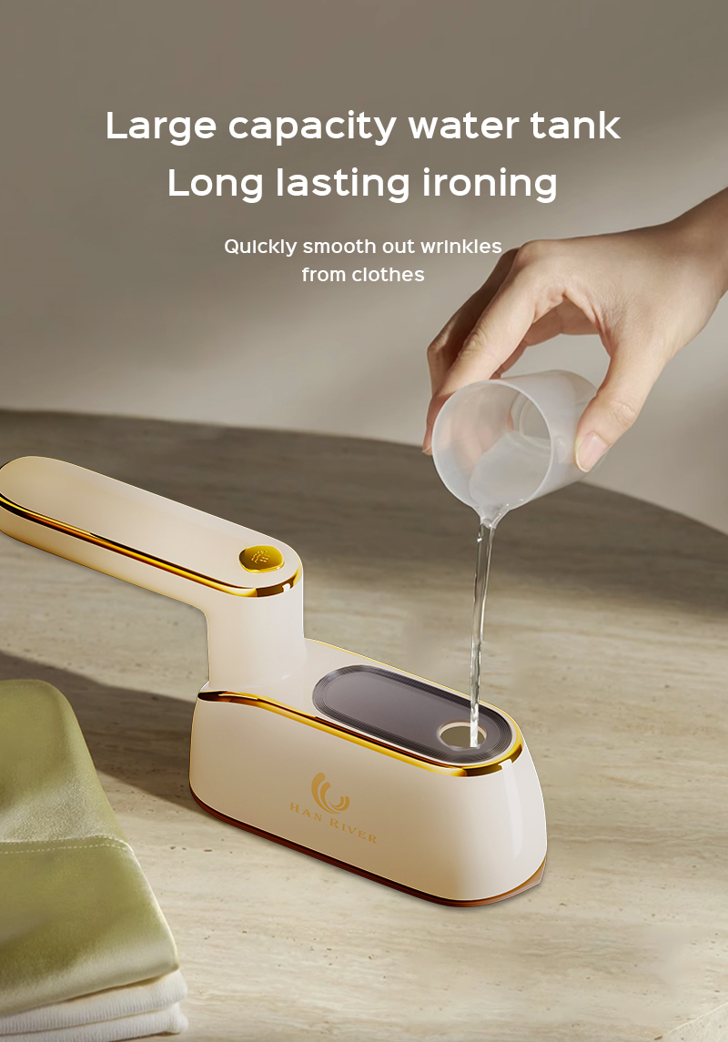 HAN RIVER Handheld Steamer Iron For Clothes 1200W Wet And Dry 2 in 1 ...