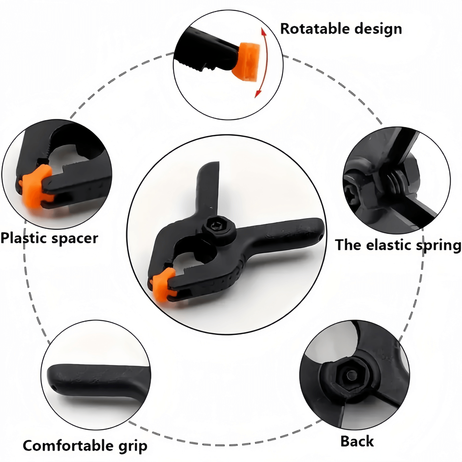 1pcs A-shaped clip Strong Spring Clamps Photography Backdrops and Home ...