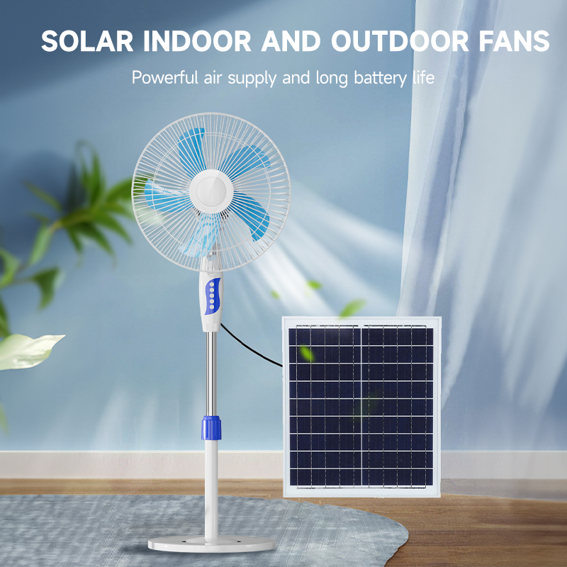 Gold Star 12/14/16 Inch Solar Electric Fan With Panel Solar Fan With ...