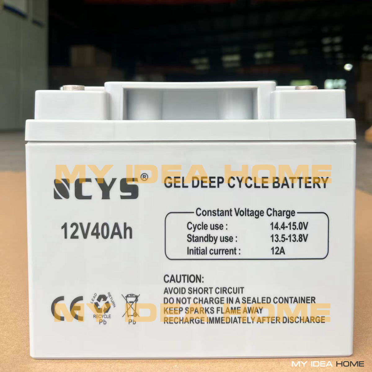 CYS Brand Ture Gel Deep Cycle Battery 12V 40AH Original Solar ...