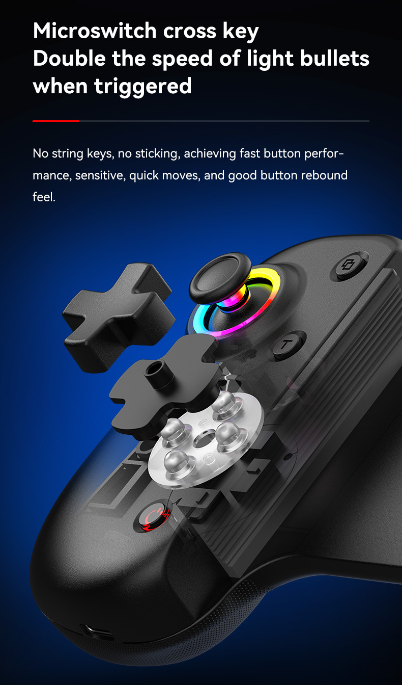 D8 Pro Bluetooth Multi-platform Support Wireless Gaming Controller with ...