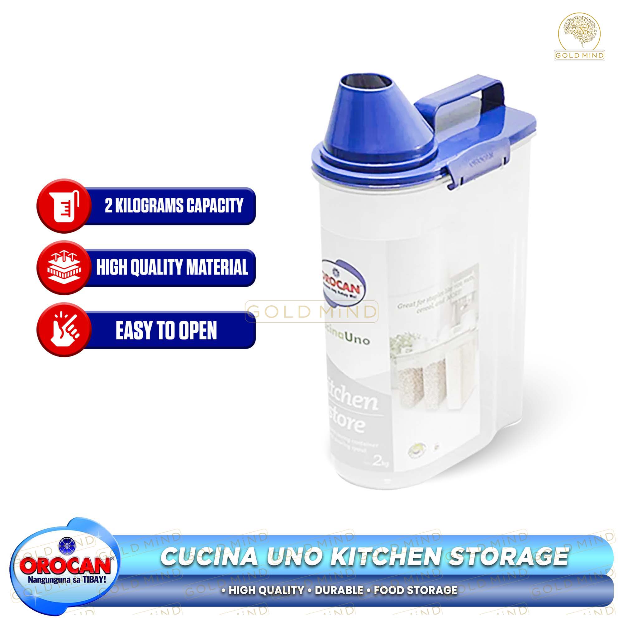 Orocan Cucina Uno Kitchen Storage 2kg | Shopee Philippines