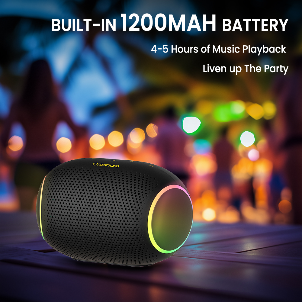 Orashare BS18 Portable Bluetooth Speaker With RGB Light 10W High ...