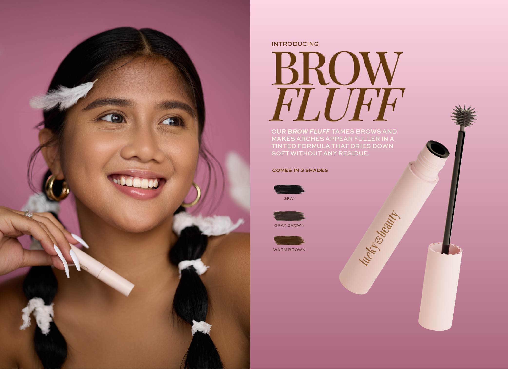 Lucky Beauty Brow Duo (Brow Pencil and Brow Pen) | Shopee Philippines