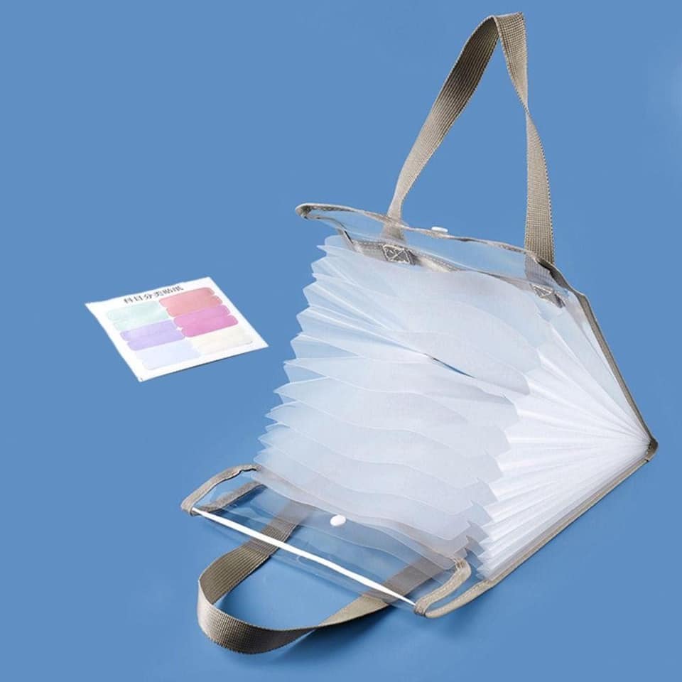 13 Pocket File Folders Portable Multi-Layer A4 Expanding Organ Bag ...