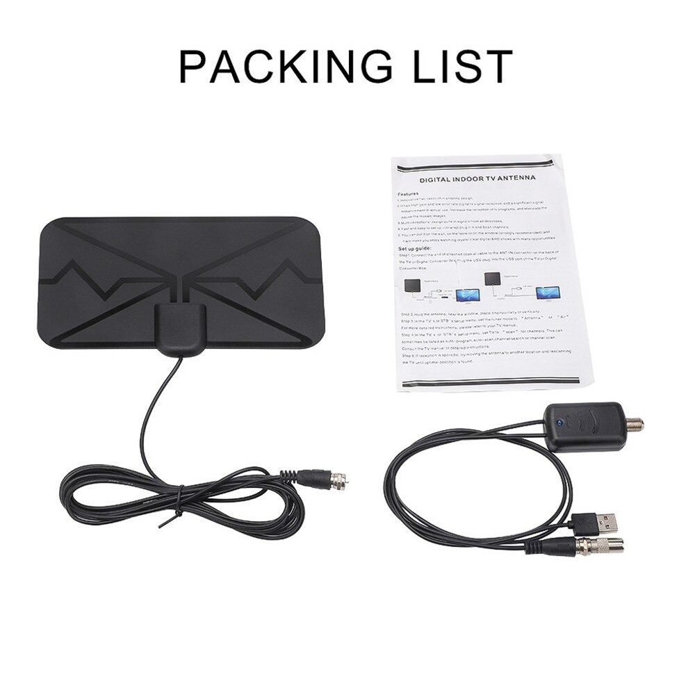 Original 4K HD Digital TV Antenna 3600 Miles Range Signal Booster ...