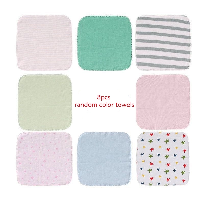 Timi 8pcs/pack Baby Towel Baby Bimpo Towel Cotton Washcloth Bimpo For ...