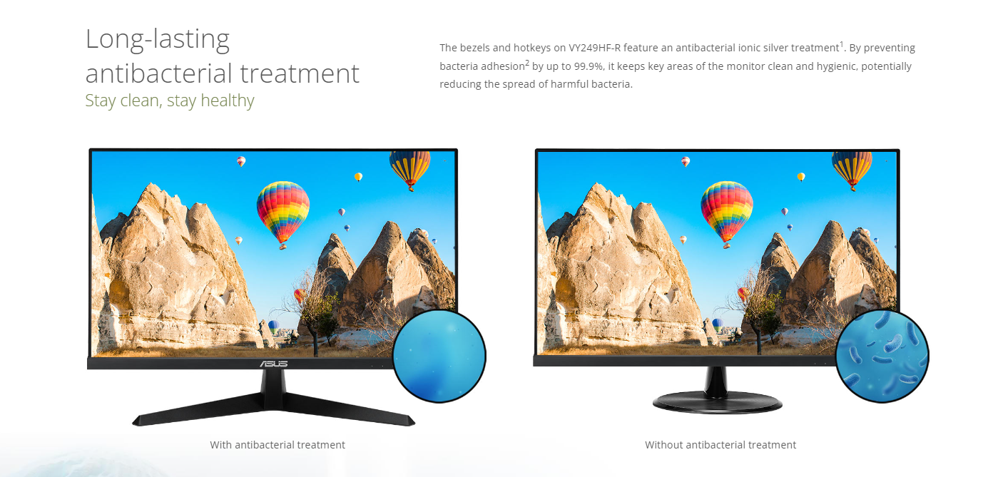 ASUS VY249HF-R Eye Care Gaming Monitor – 24" FHD IPS 100Hz / 1ms ...