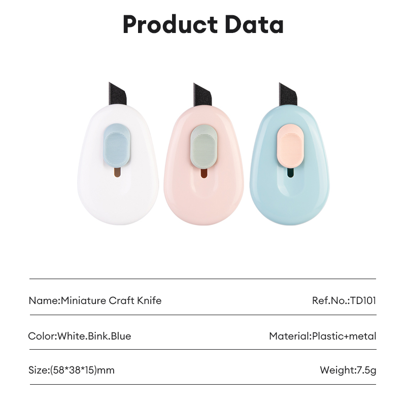 Deli 1PC Mini Art Knife Handmade Paper Cutter Stationery Mixed TD101 ...