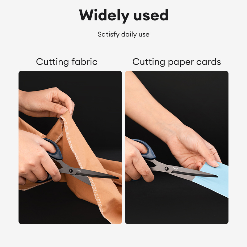 Deli 6009-S Scissors Big Scissors Sharp Stainless Steel Scissors ...