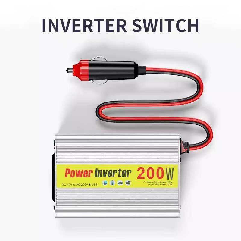 200W 150W Car Power Inverter - 12V Dc To 220V Ac + 5V Usb Port Laptop ...