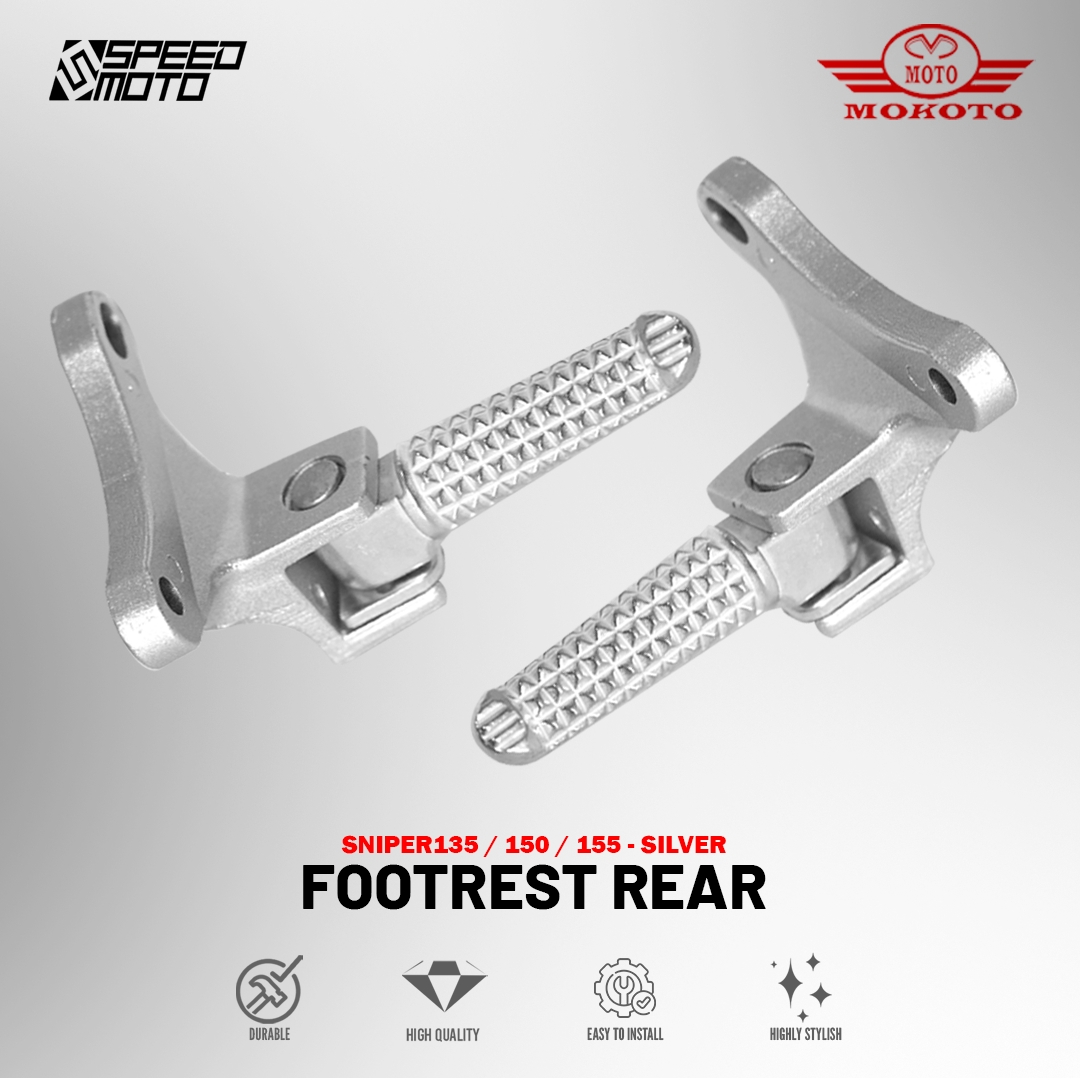 YAMAHA SNIPER 135 150 155 ALLOY REAR PASSENGER FOOTREST/FOOT PEG FOR ...
