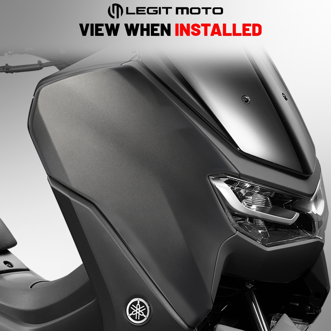 LEGITMOTO YAMAHA NMAX V2 FRONT BODY COWLING COVER L-7577 MATTE GRAY FOR ...
