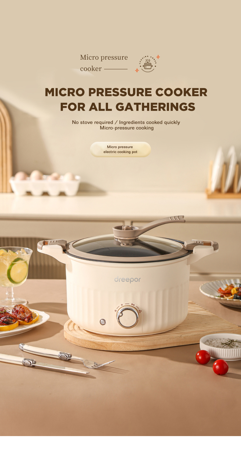 DreeporMulti Pressure Cooker Micro Pressure Cooker cooking pot Stew Pot ...