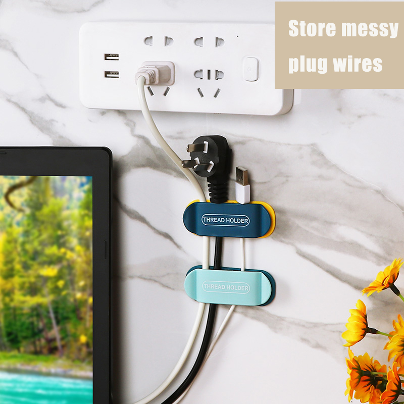 Home Kitchen Cable Holder electric wire Data line Retention Clips ...