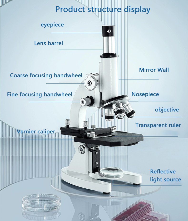 HD Professional Biological Microscope2400X Portable Electronic Bi ...
