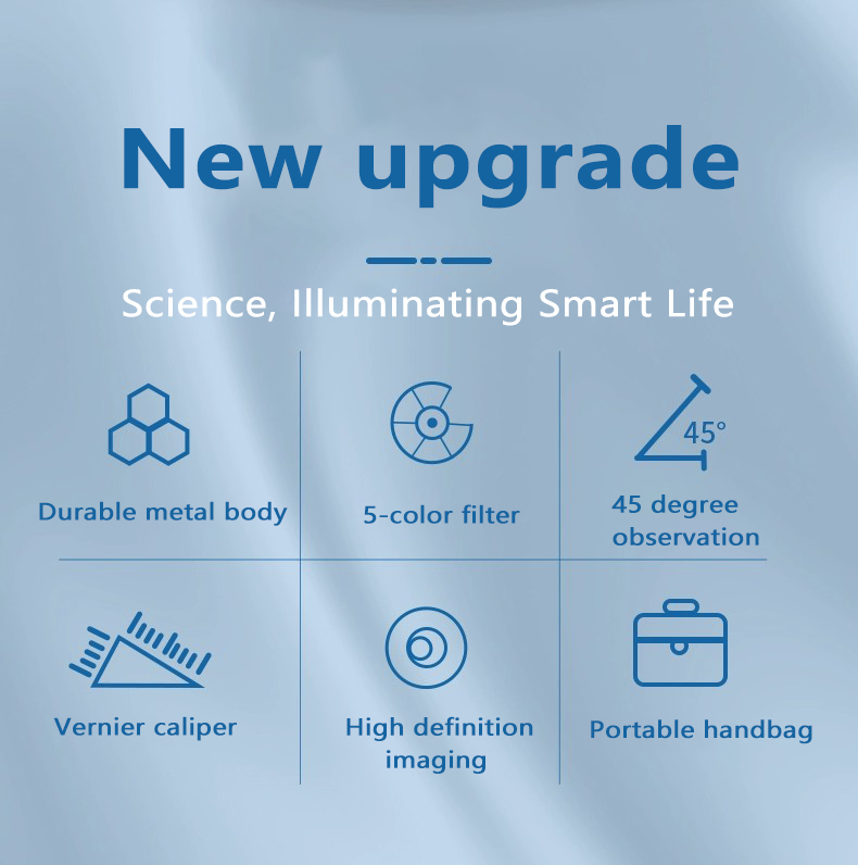 HD Professional Biological Microscope2400X Portable Electronic Bi ...