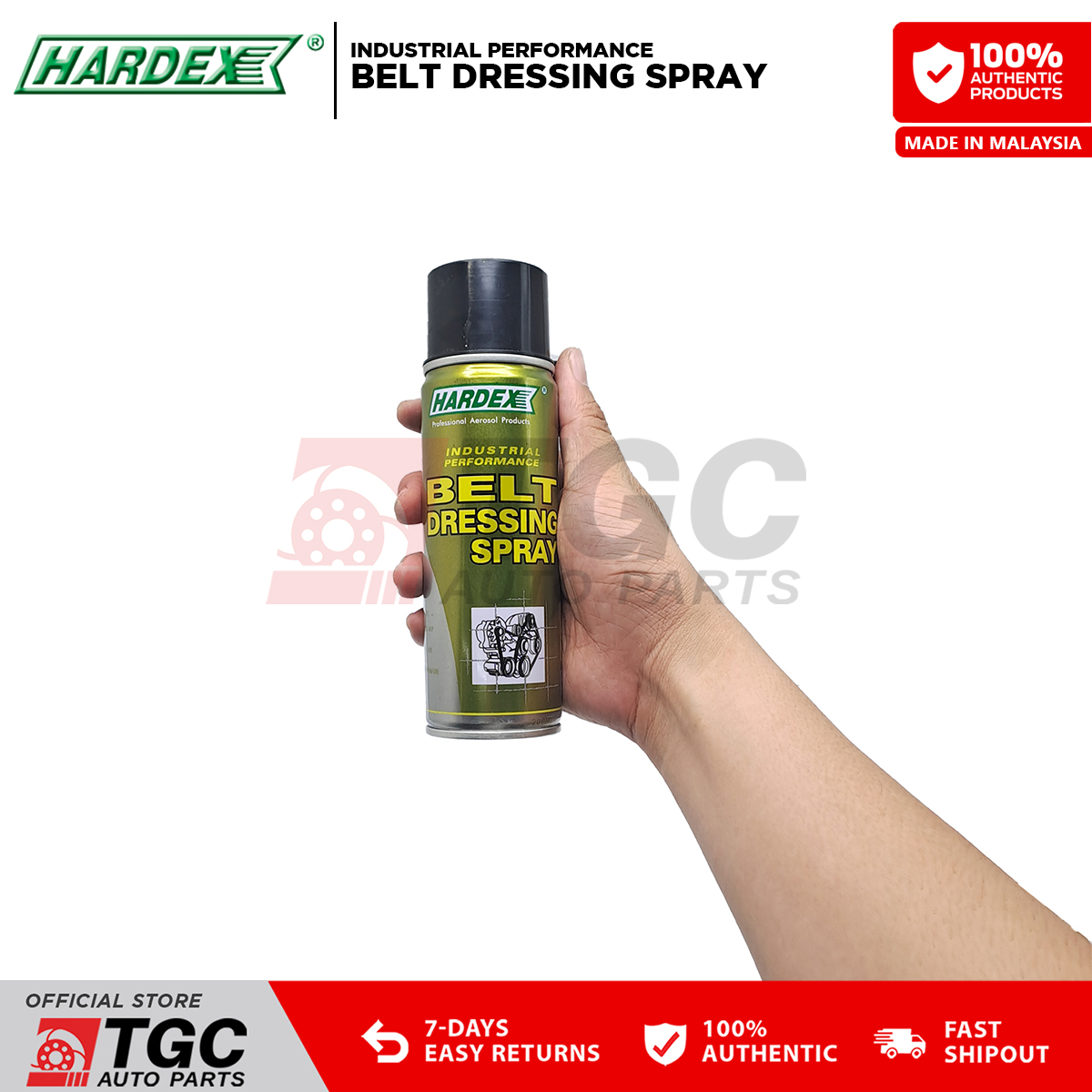 Hardex Belt Dressing Spray Industrial Performace ( HD-252 ) 200ml - 1pc ...