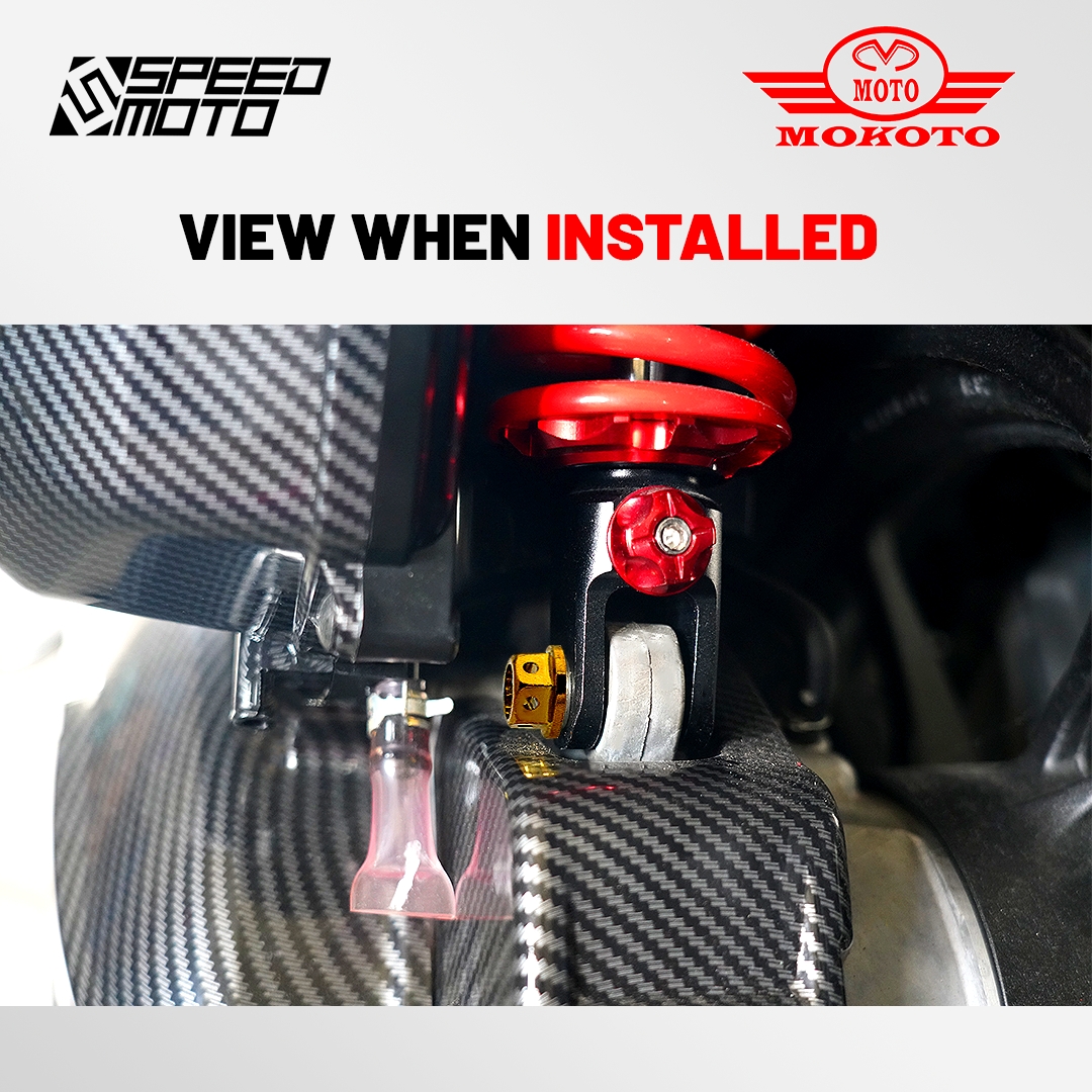 HONDA CLICK V1 V2 V3 BEAT FI V1 V2 REAR SHOCK GOLD PLATED BOLT FOR ...