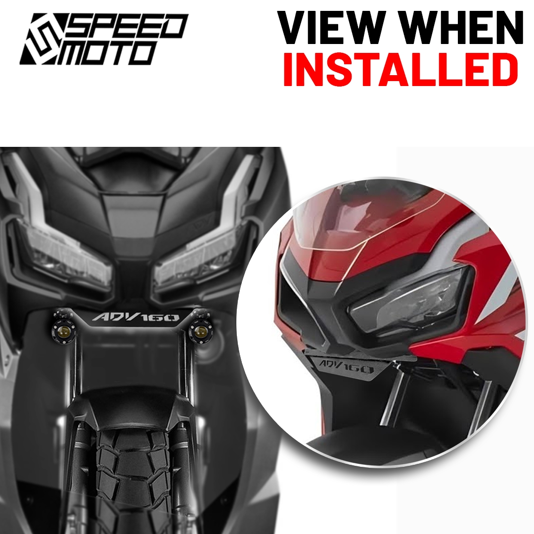HONDA ADV 160 HEAVY DUTY MINI DRIVING LIGHT LED BRACKET FOR HONDA ADV ...