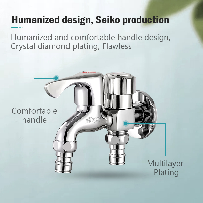 【FOJO】SUS304 Stainless Steel Two Way Faucet Function Tap Faucet ...