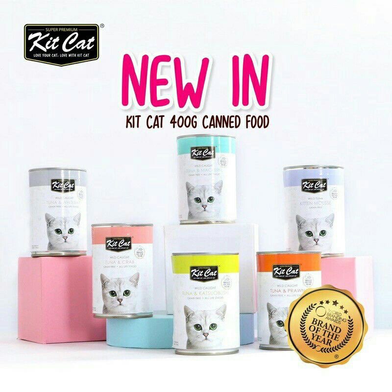 400g Kitcat Kit Cat Wild Caught Adult Kitten ALL Stages Can Pet ...