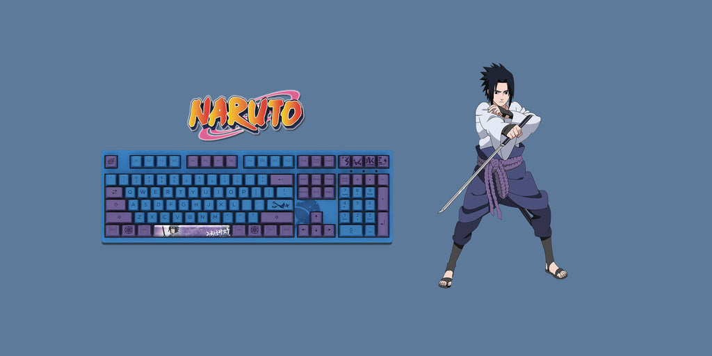 Akko Naruto Shippuden Sasuke 3108 V2 Wired Mechanical Keyboard (Akko ...