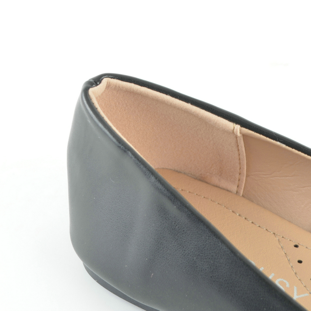 Baellerry Women Footwear Elegant Crystal Ribbon Design Flat Shoes For ...