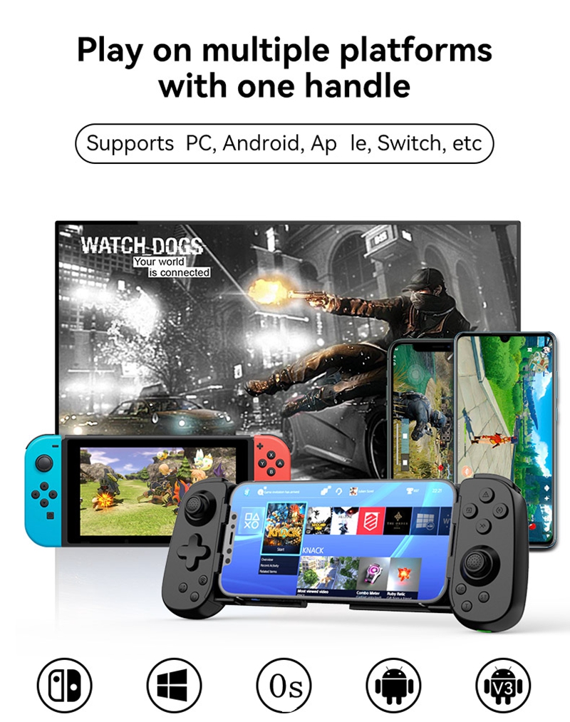 Ipega D6 Telescopic Wireless Mobile Phone Game Controller For Android ...