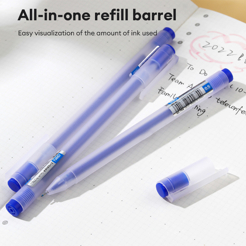 Deli EG67 Ballpen Neutral Pen 0.5mm Full Needle Tube Gel Pen | Shopee ...