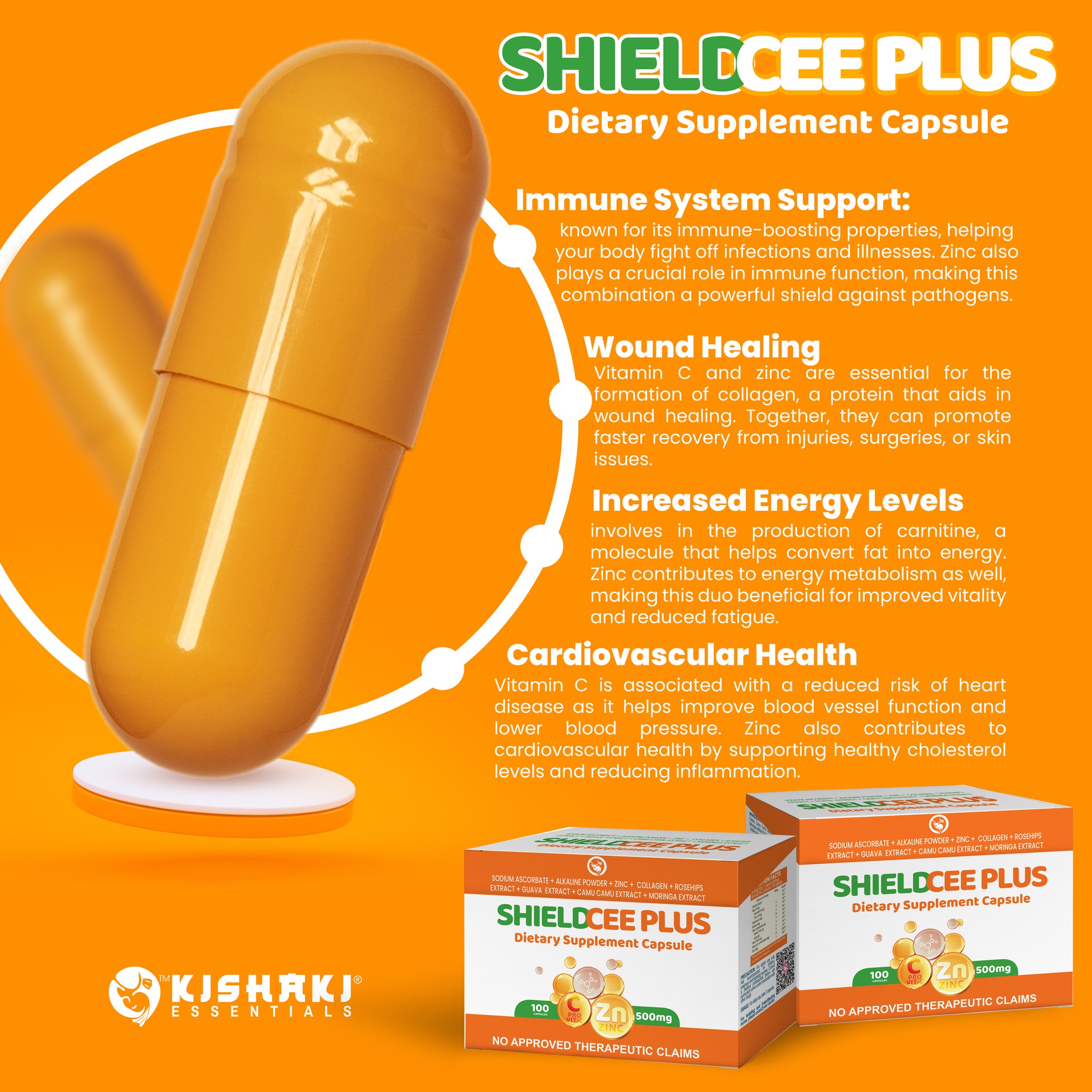 Ascorbic Acid Shield Cee Plus (BLISTER) | Shopee Philippines