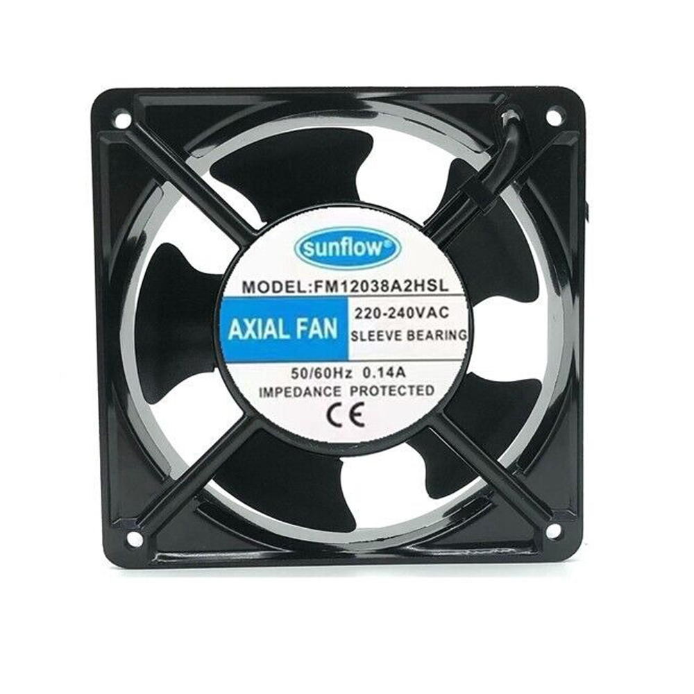 Sunflow Axial Cooling Fan 2000 RPM 220-240V AC 50~60Hz 0.14A Heat Sink for PC, Desktop, Computer ...