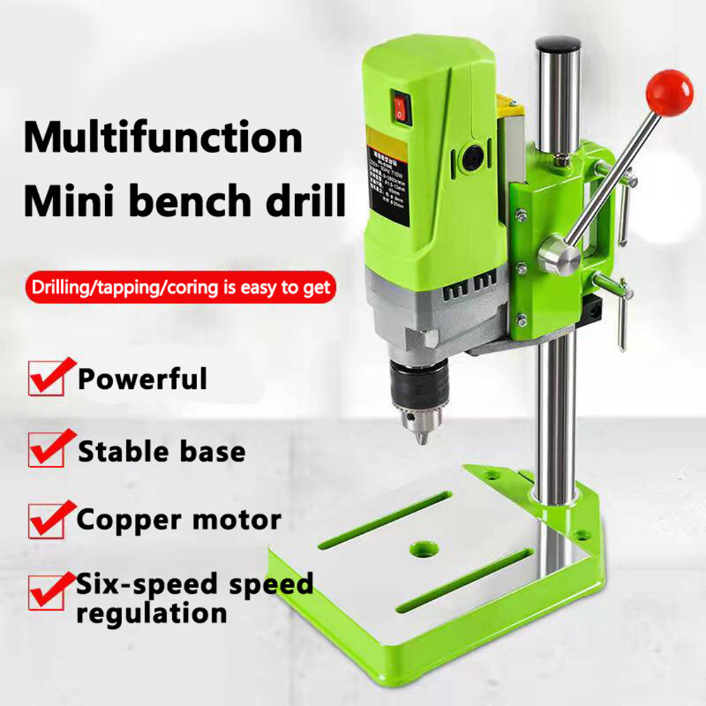 710W Mini Drill Press Table Workbench Compact Drill Wood Drilling ...