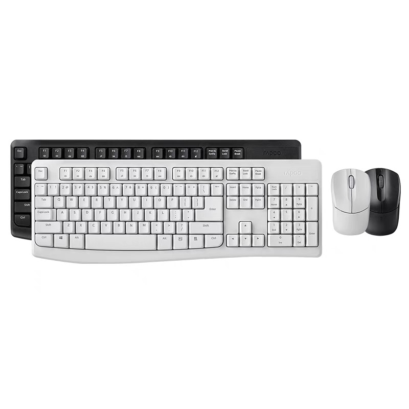 Rapoo X1800 Pro Wireless Keyboard And Mouse Set 2 4g 1000dpi Full Size