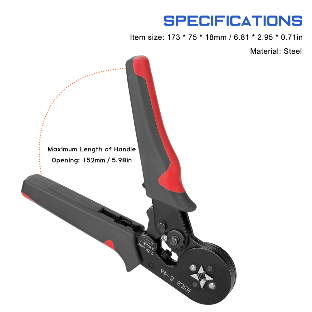 Crimping Tool Wire Stripper Crimp Connector Wire Crimper Ferrule ...