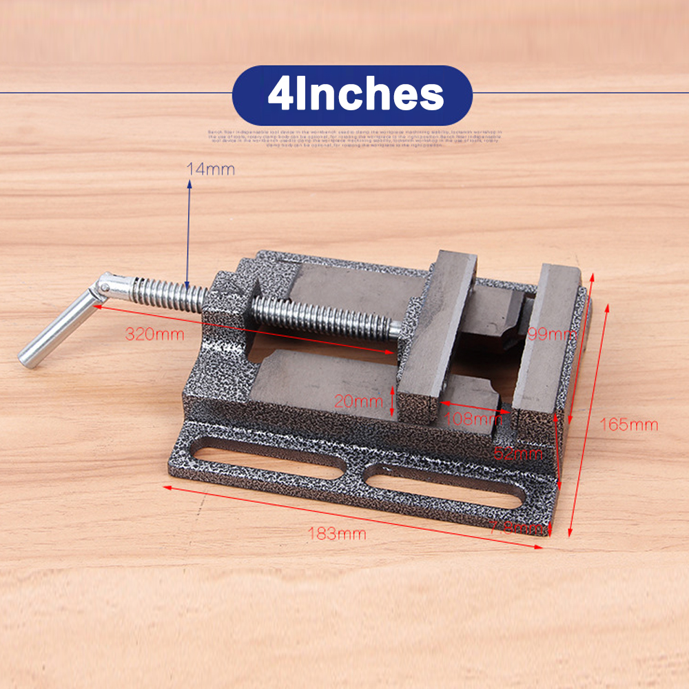 Professional Flat Vise Table Clamp Bench Drill Press Vise Milling ...